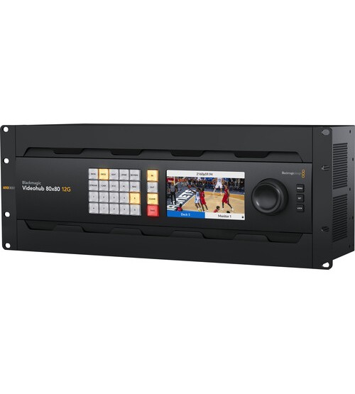 Blackmagic Design Videohub 80x80 12G Zero-Latency Video Router